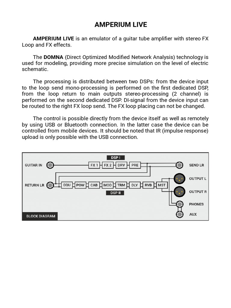 AmperiumLive Eng | PDF | Amplifier | Usb