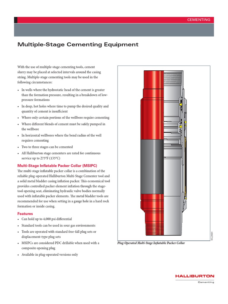 Multiple-Stage Cementing Equipment | PDF