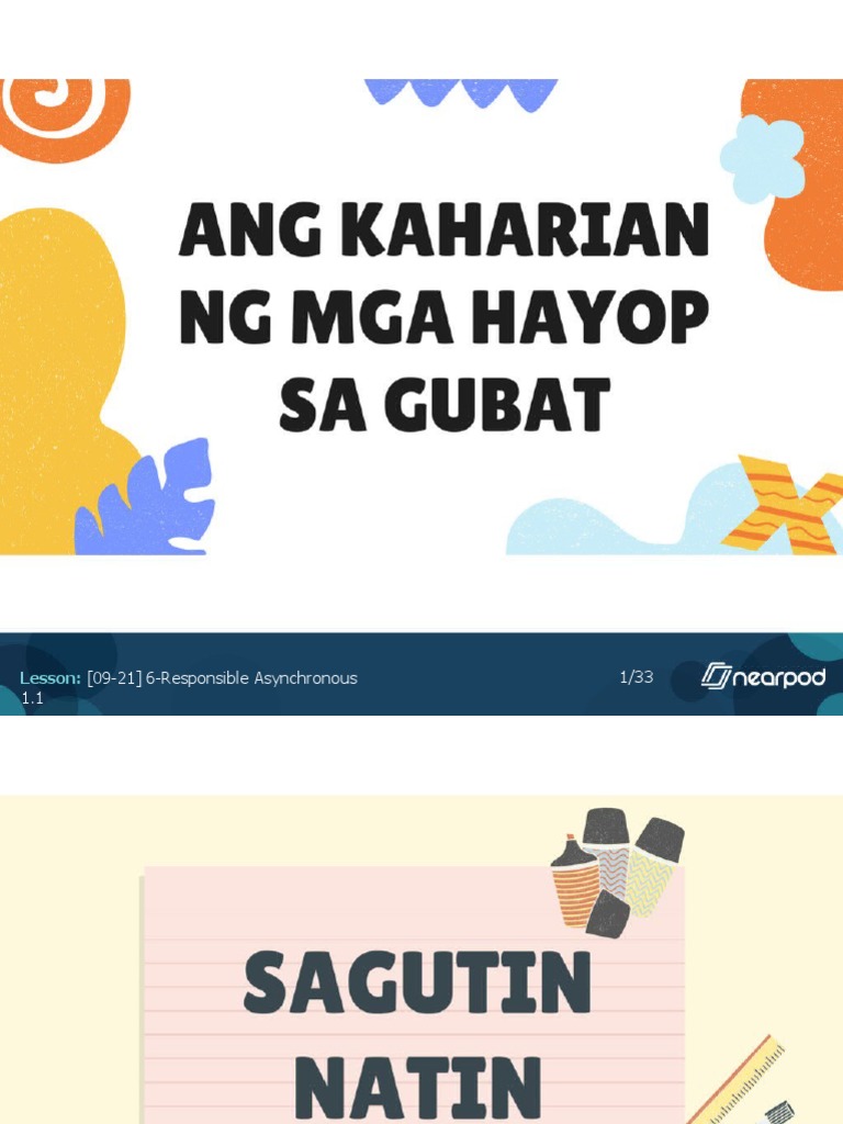 09-21 (A) (Ang Kaharian NG Mga Hayop Sa Gubat) | PDF