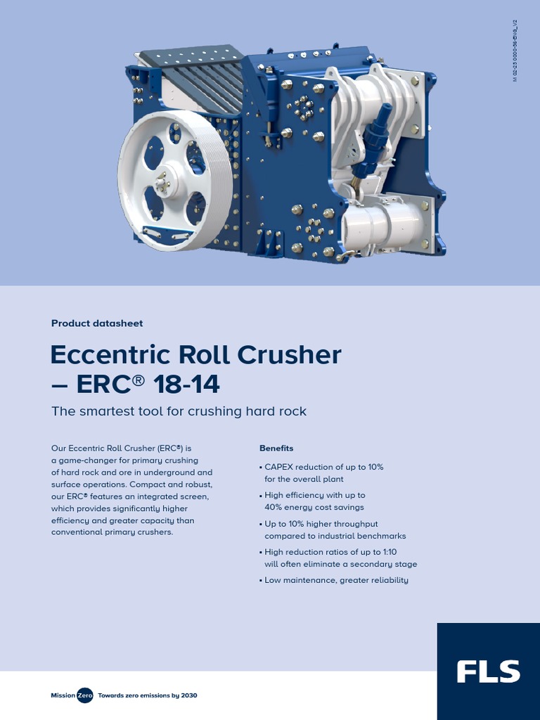 Eccentric Roll Crusher - ERC 18-14 - Datasheet | PDF