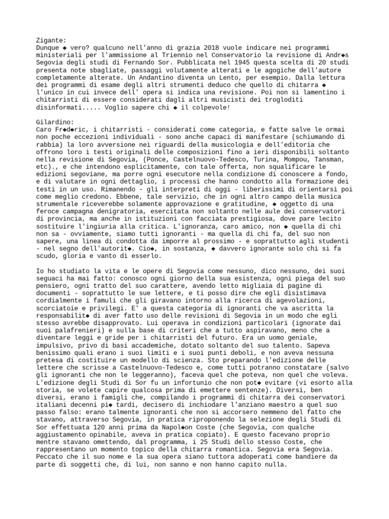 Studi Sor Segovia | PDF