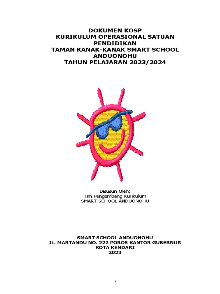 Dokumen KOSP TK SSA | PDF