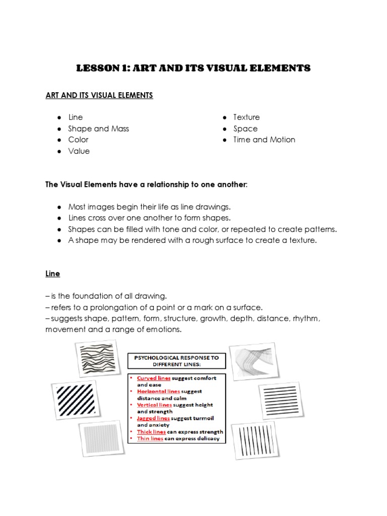Visual Elements of Art Explained | PDF | Home & Garden | Art