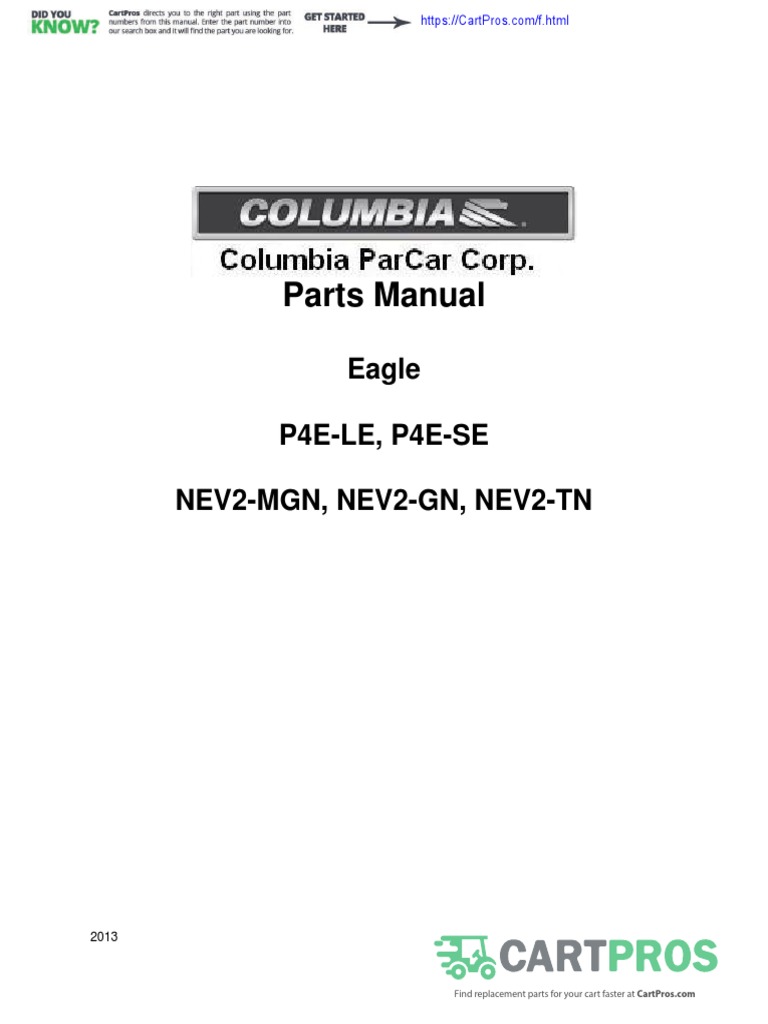 CPC Parts Manual P4 Rev39 | PDF