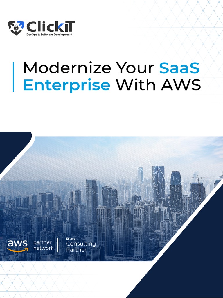 Modernize Your SaaS Enterprise With AWS | PDF | Software As A Service | Databases