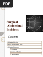 Types of Incision | PDF | Abdomen | Surgery