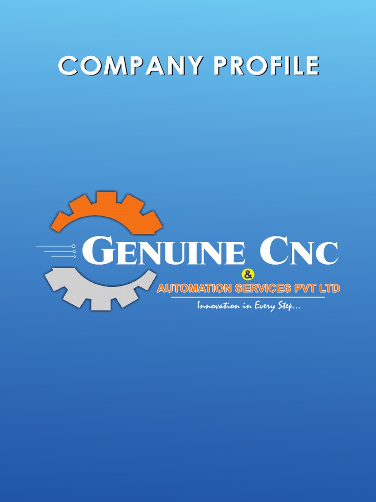 GENUINE CNC Company Profile | PDF