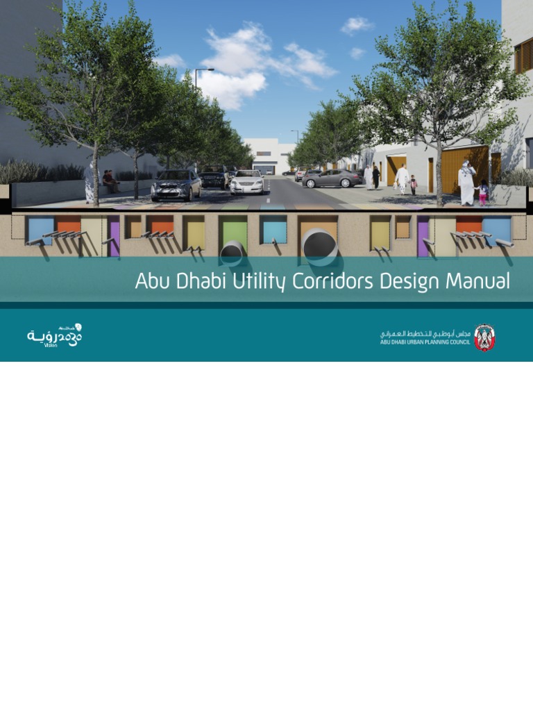 Abu Dhabi Utility Corridors Design Manual - UCDM | PDF