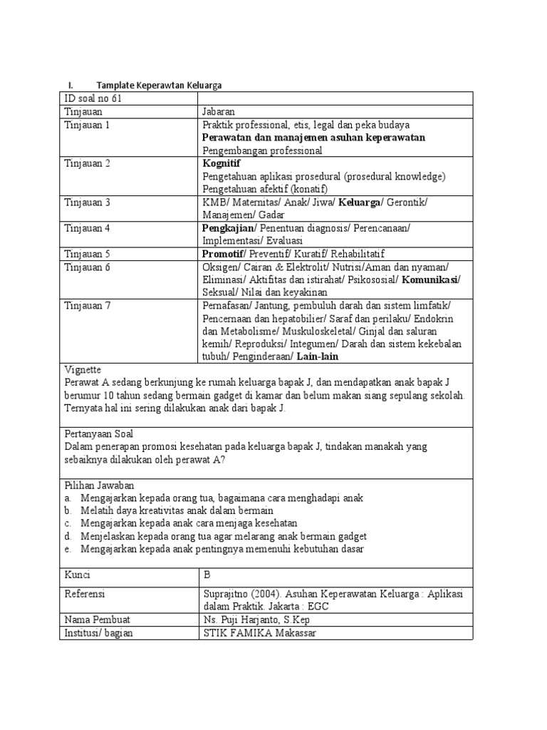 Keluarga Famika 4 | PDF