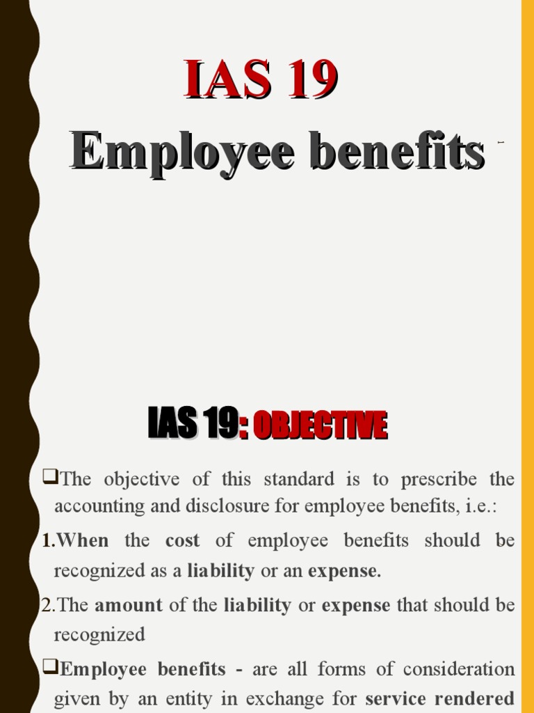 IAS 19 Employee Benefit | PDF