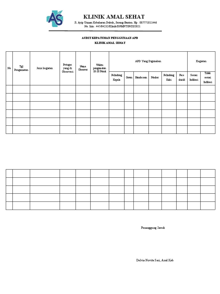 Ep 2.1.6 (Form Inm Apd Pasien Untuk Pelaporan ) | PDF