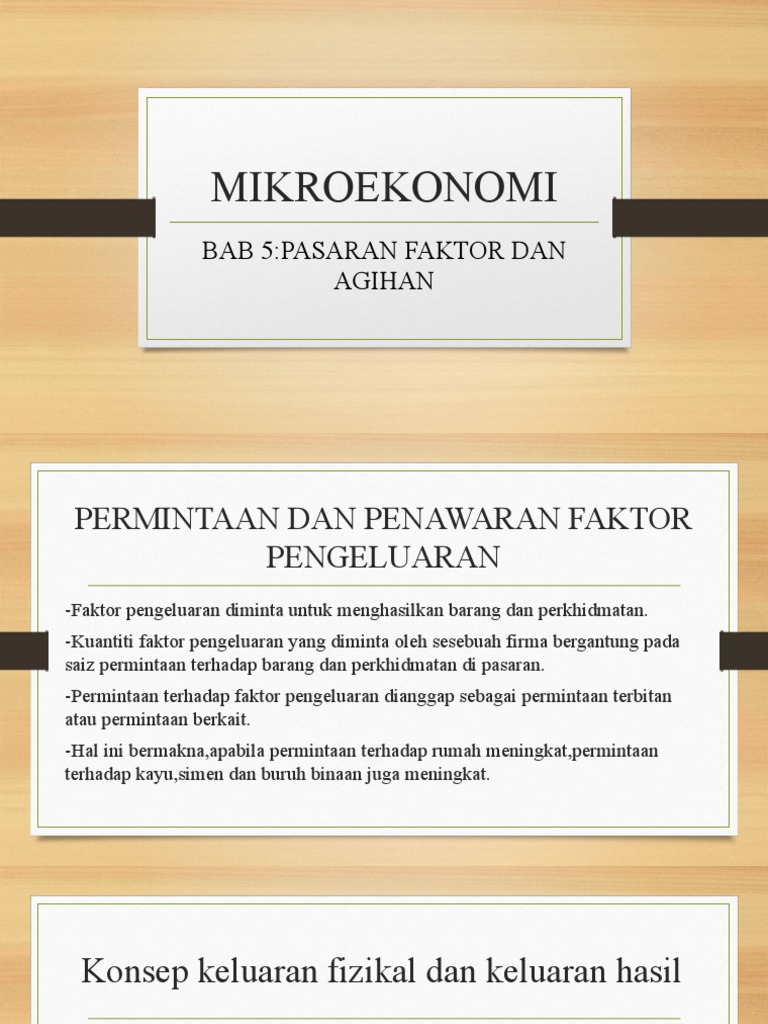 Mikroekonomi Bab 5 | PDF