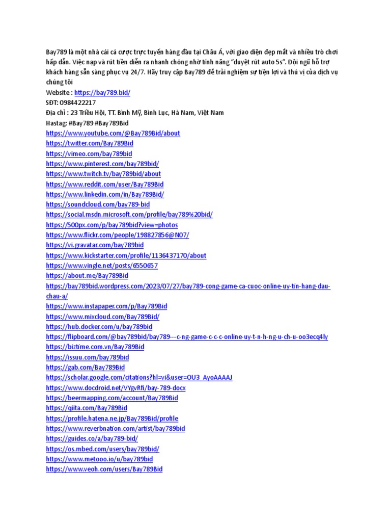 Bay 789 | PDF