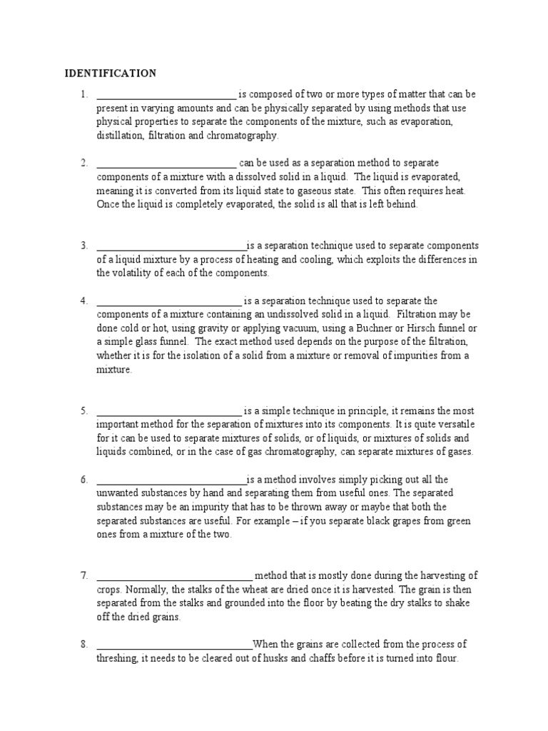 IDENTIFICATION | PDF