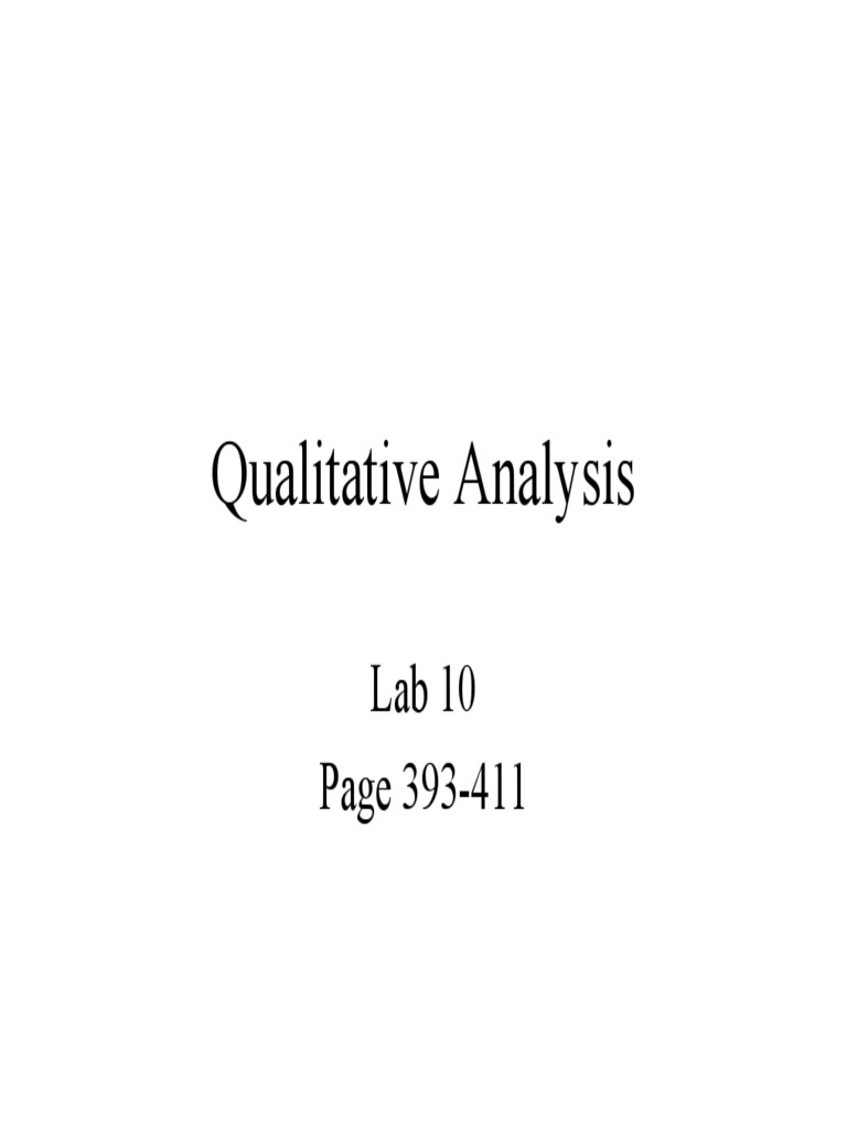 Q Analysis | PDF