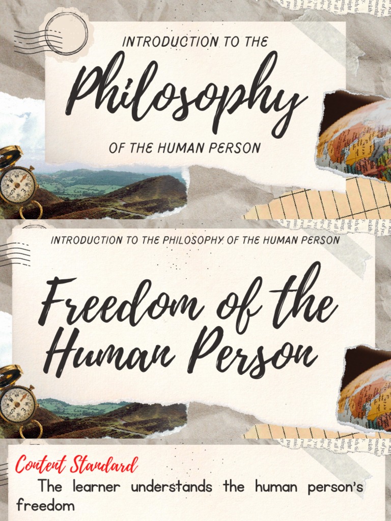 Freedom of The Human Person | PDF