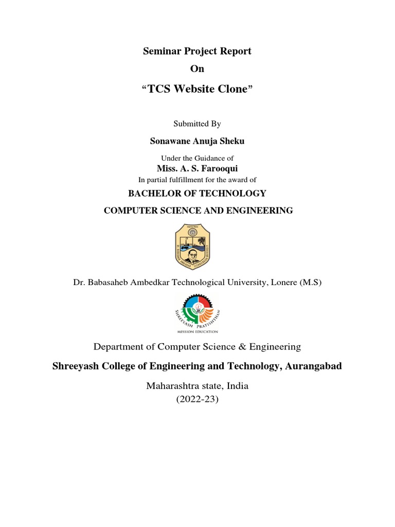 TCS Certificate | PDF