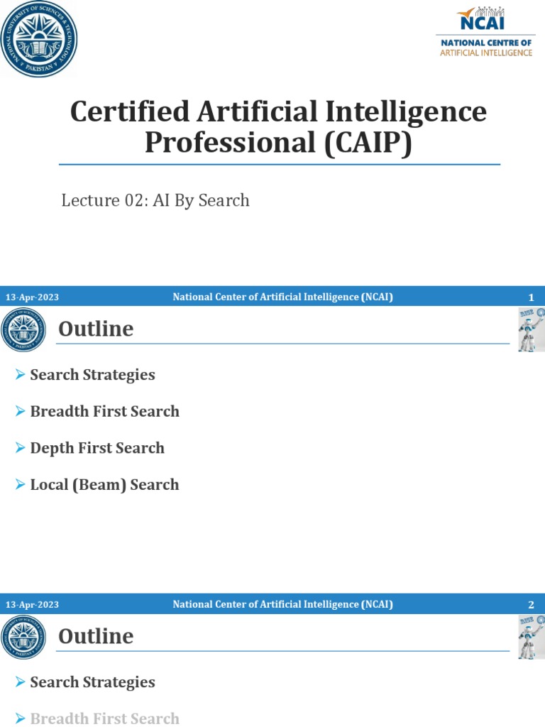 CAIP - Lec 02 - AI by Search | PDF
