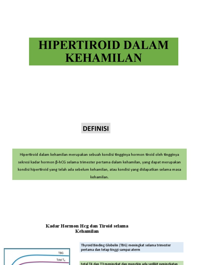 Ringkasan Hipertiroid Dalam Kehamilan | PDF