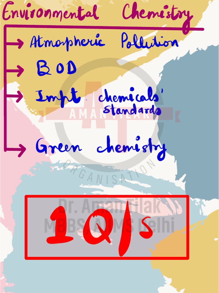 Environmental Chemistry Notes | PDF