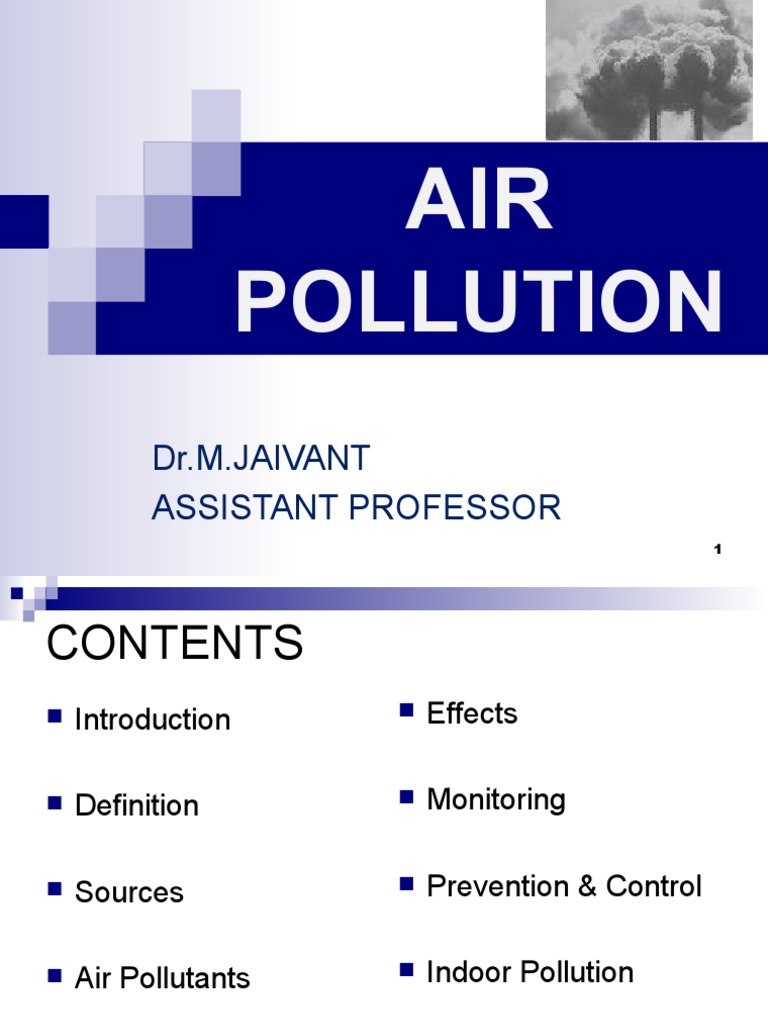 Air Pollution | PDF