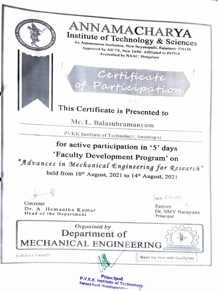 Dr. L Balasubramanyam | PDF | Technology & Engineering