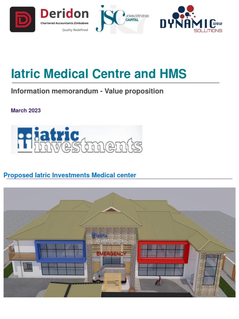 Iatric Investments Memo | PDF