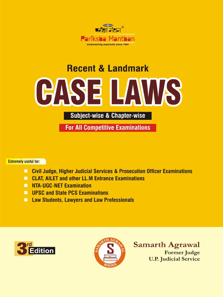 Recent and Landmark Case Laws | PDF