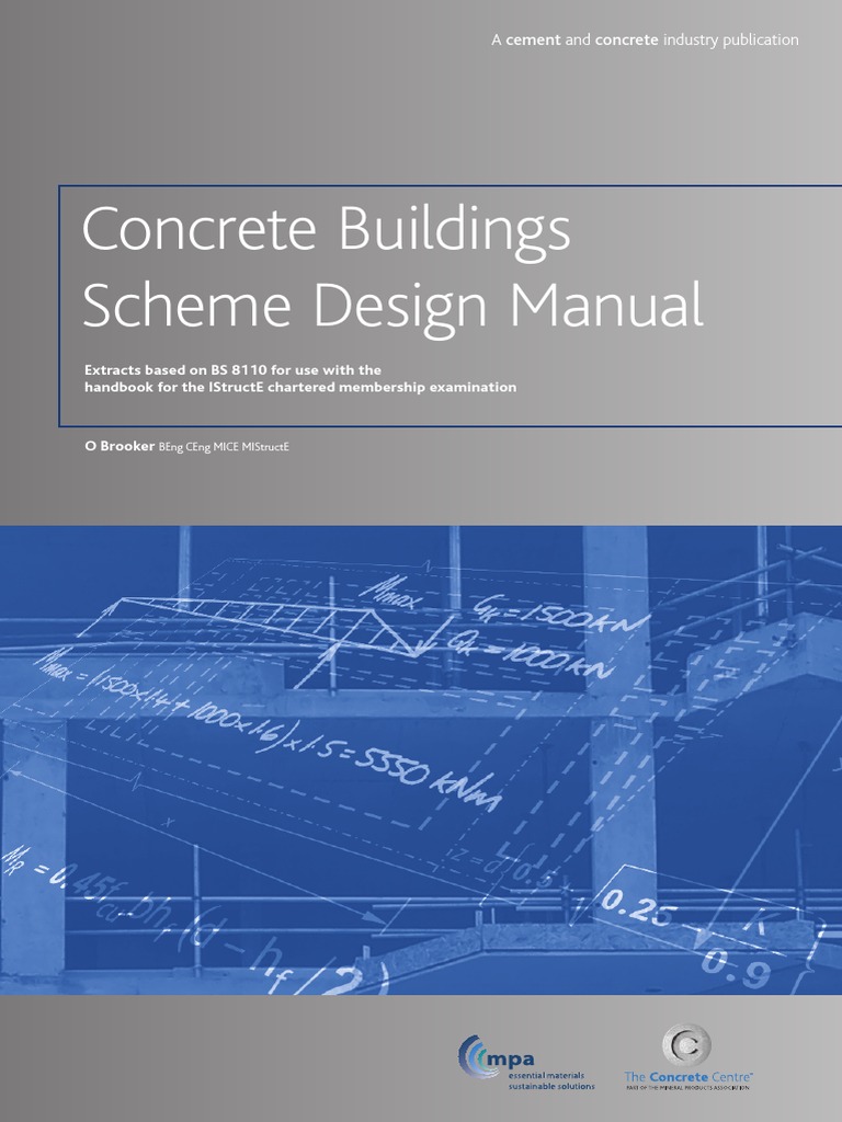 Concrete Buildings Design Manual | PDF | Bending | Chemistry