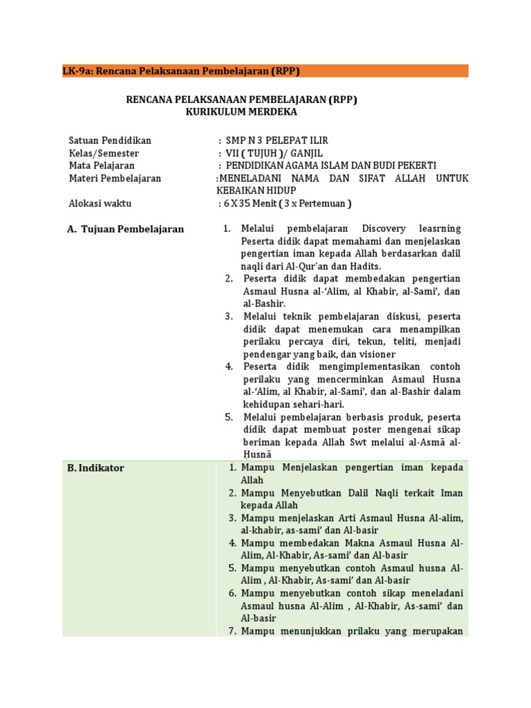 LK 9 Athik | PDF | Karier & Perkembangan