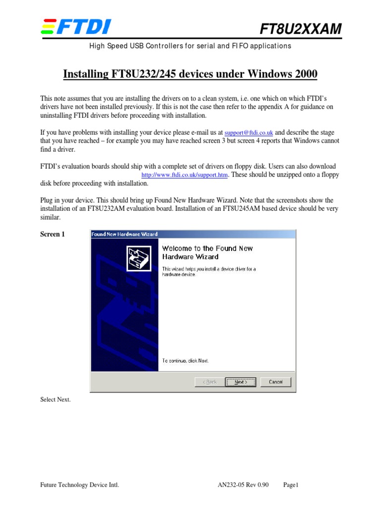 Driver Install | PDF | Installation (Computer Programs) | Device Driver