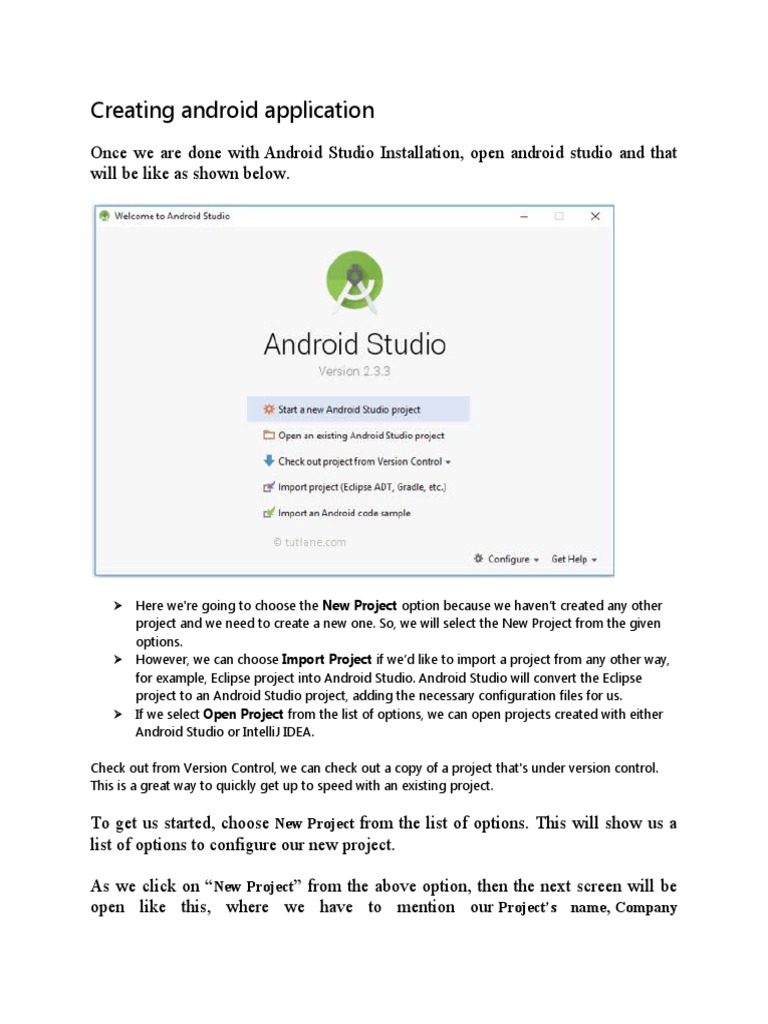 Creating Android Application | PDF | Business | Computers