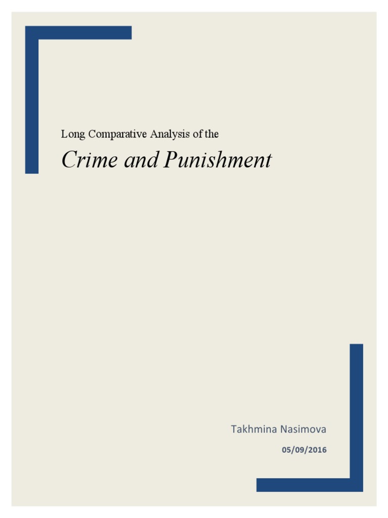 Analysis Crime and Punishment | PDF