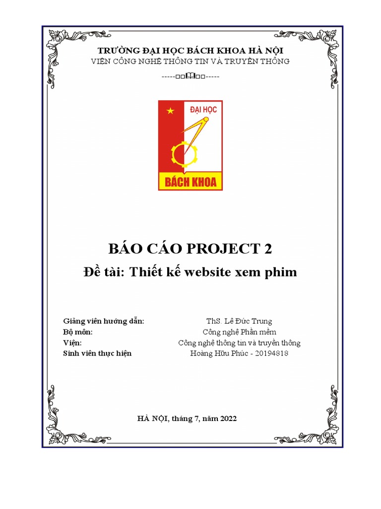 Báo Cáo Project 2 | PDF