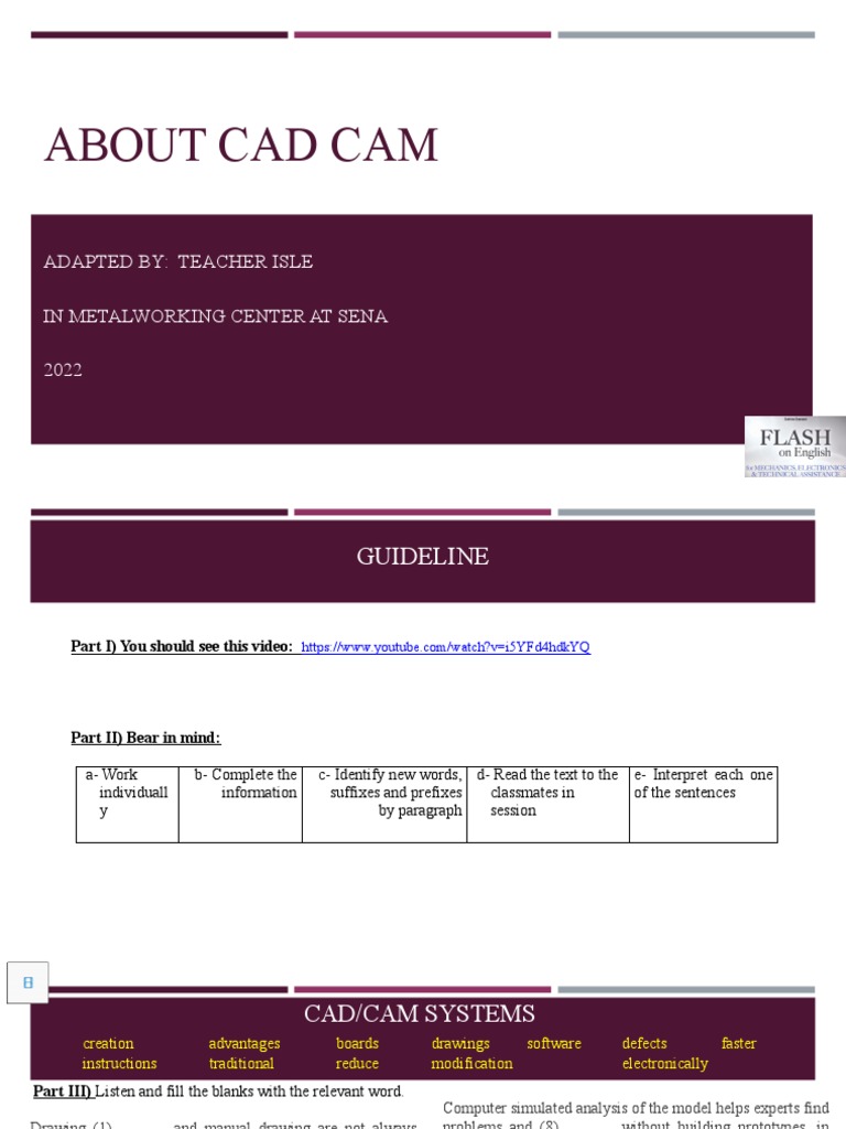 Listening CAD CAM Systems App | PDF