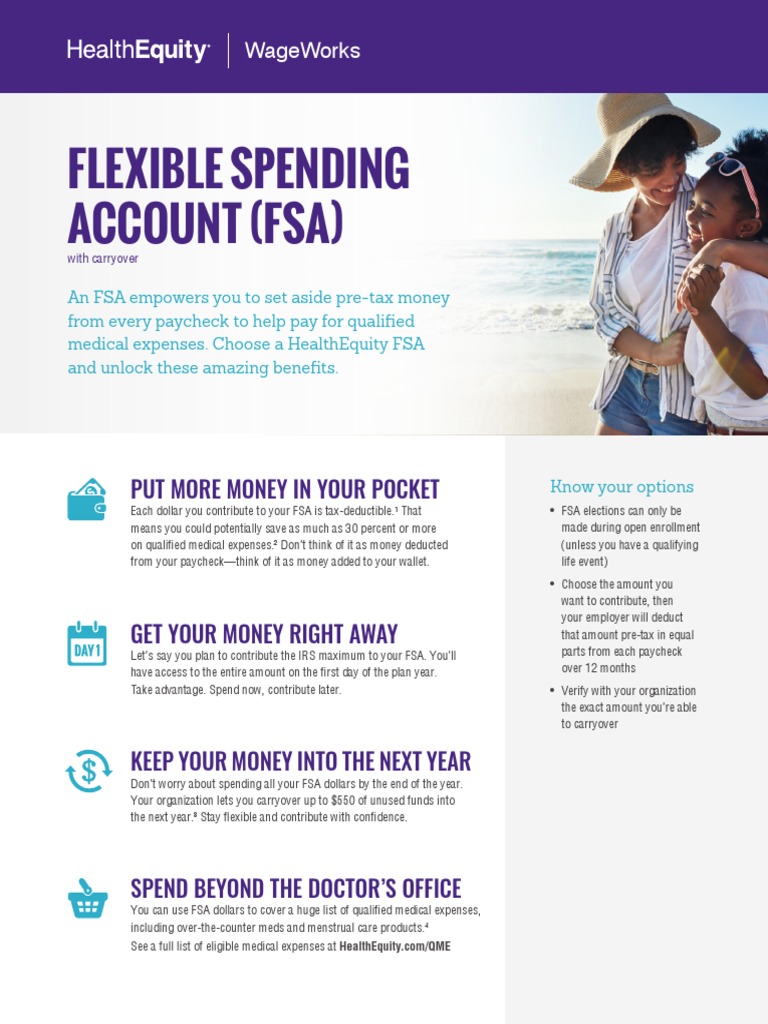Health Equity FSA Flyer | PDF | Career & Growth | Business