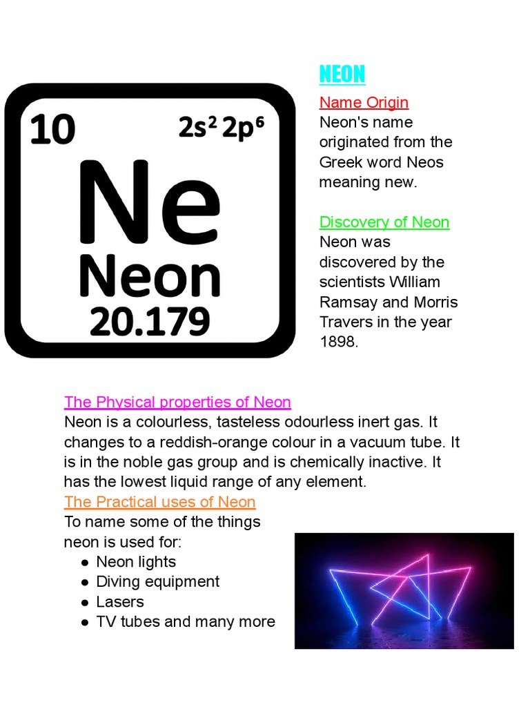 Neon | PDF