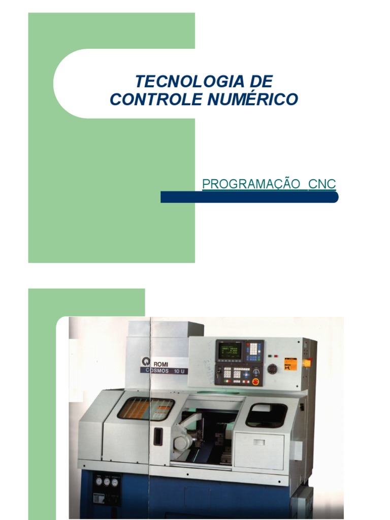 Tecnologia de Controle Numérico Programação CNC | Download grátis PDF ...