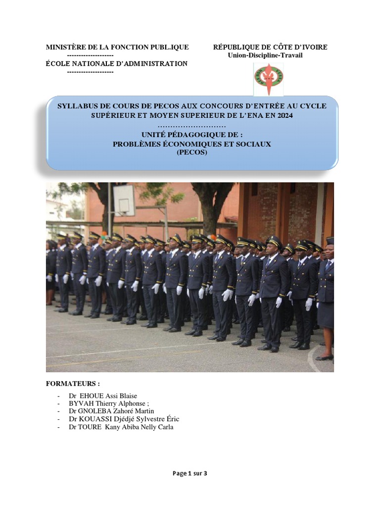 Syllabus Ena Pecos 2023 | PDF