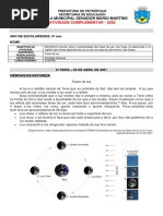 Fases da Lua: Exercícios para 6º Ano | PDF