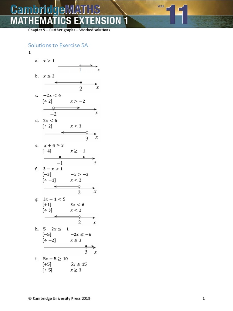 Chapter 5 Worked Solutions | PDF