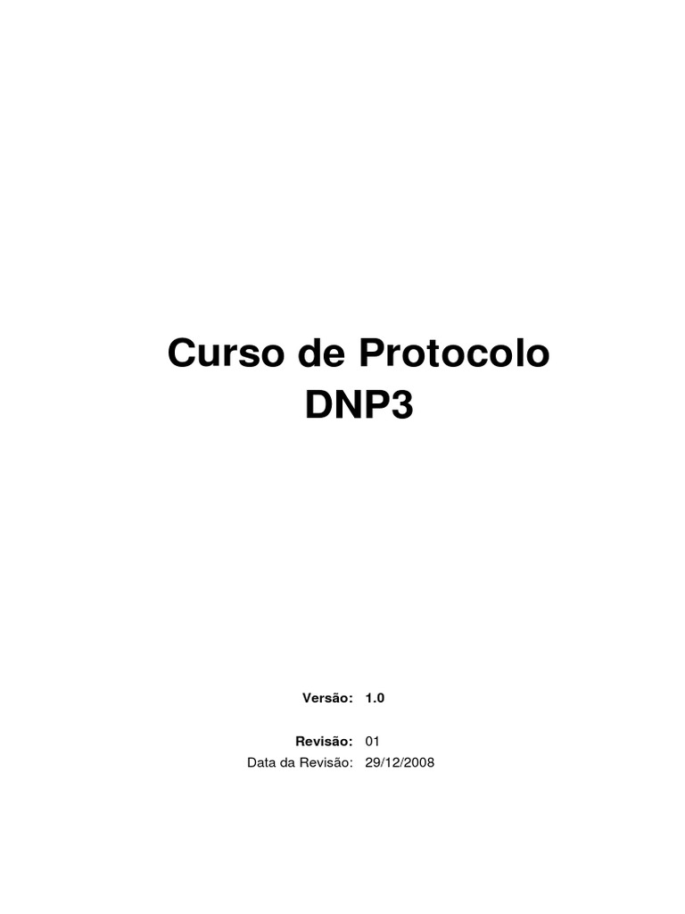 Apostila DNP3 | PDF | Computadores