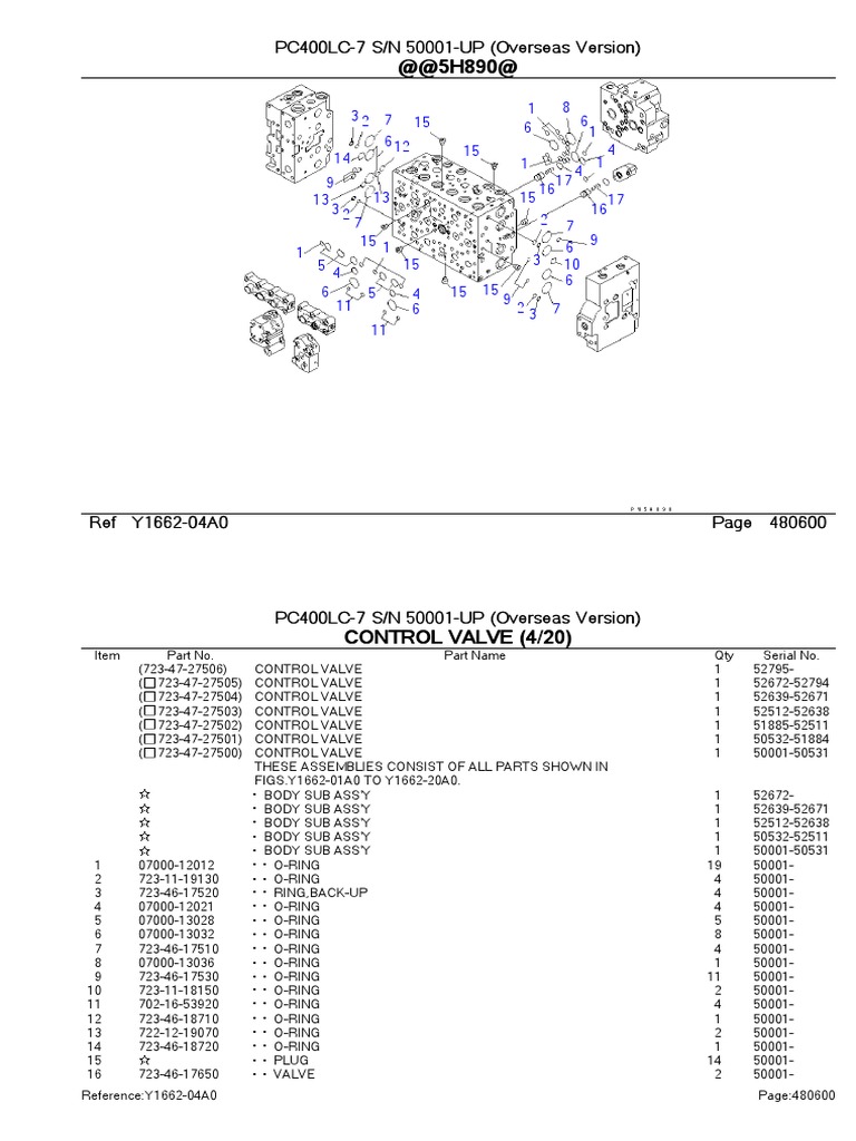 PC400LC-7 PC400LC-7 S/N S/N 50001-UP 50001-UP (Overseas (Overseas ...