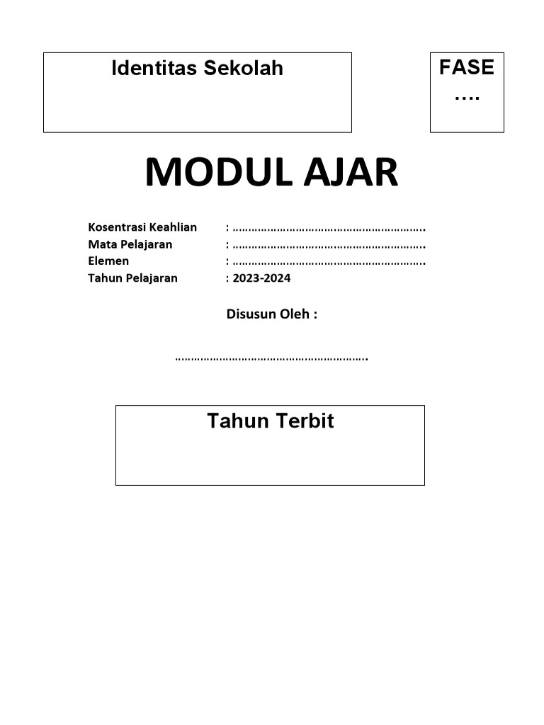 Modul Ajar BK - Modul Ajar | PDF