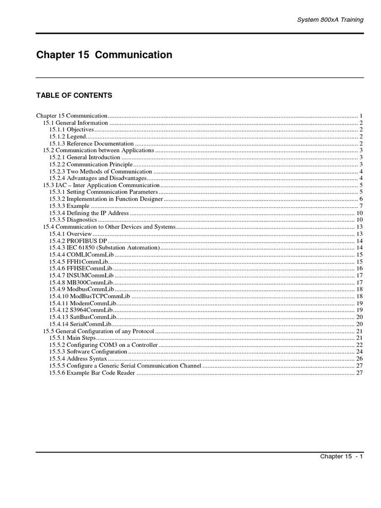 Communication - RevE | PDF