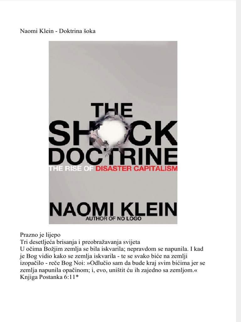 Dokumen - Tips 198467287 40112204 Naomi Klein Doktrina Soka | PDF
