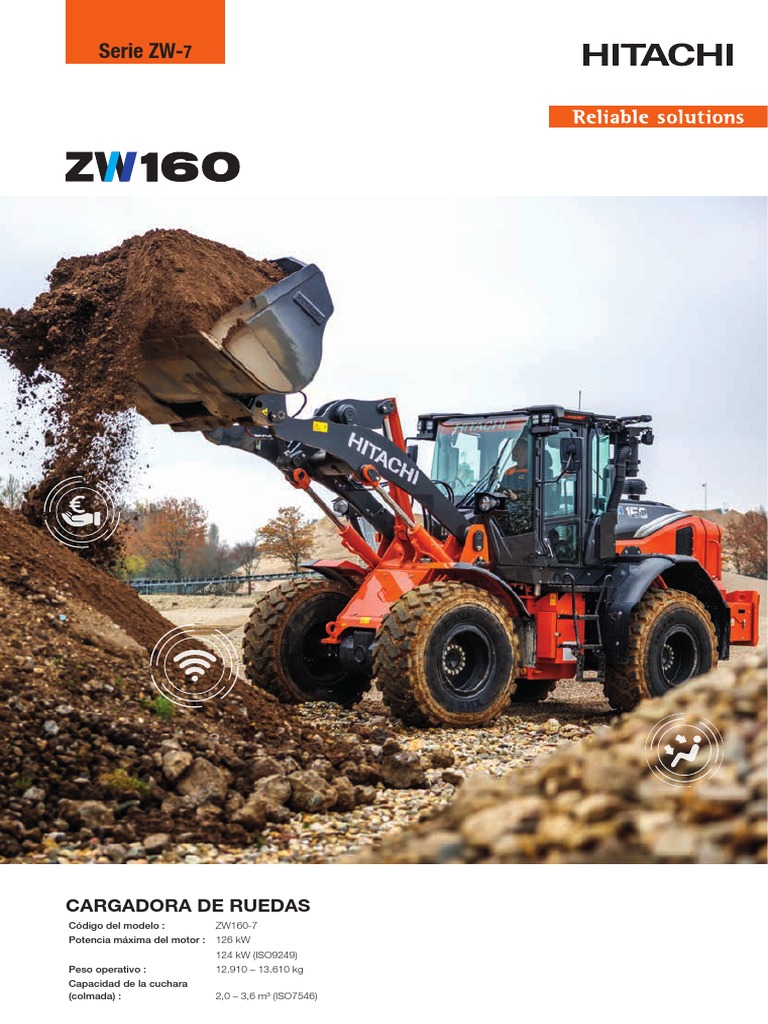 Hitachi ZW160-7 | PDF