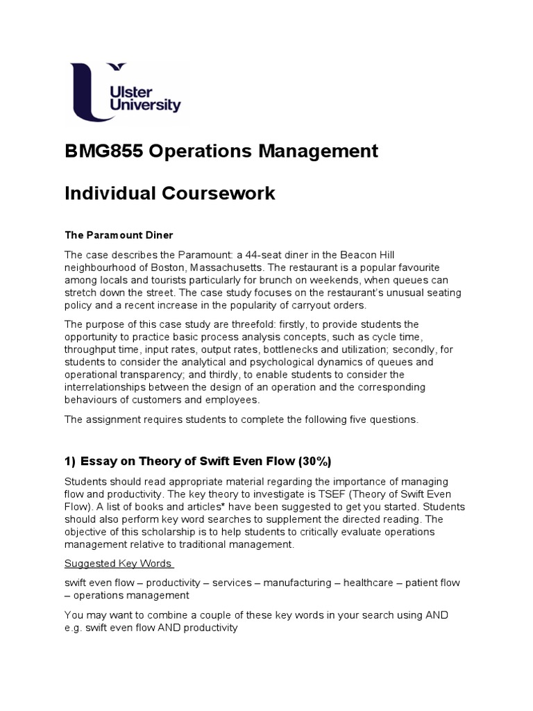 Assessment Brief Paramount Case Study - Questions JAN 2022 VERSION | PDF