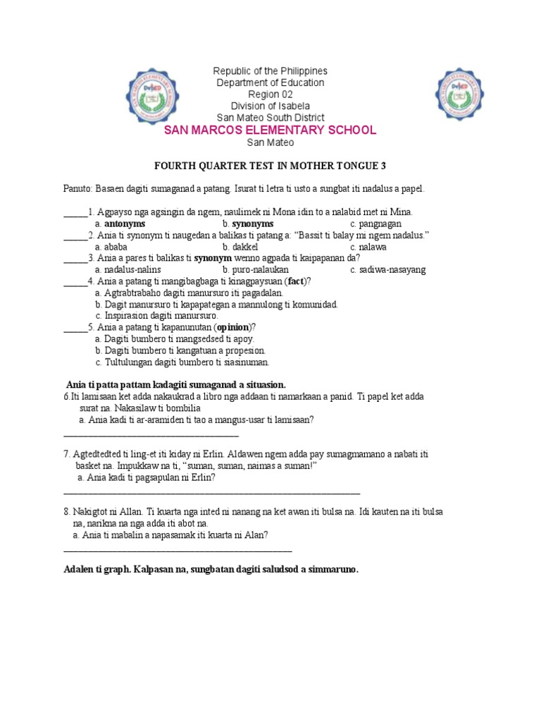 PT - MTB 3 - Q4 | PDF