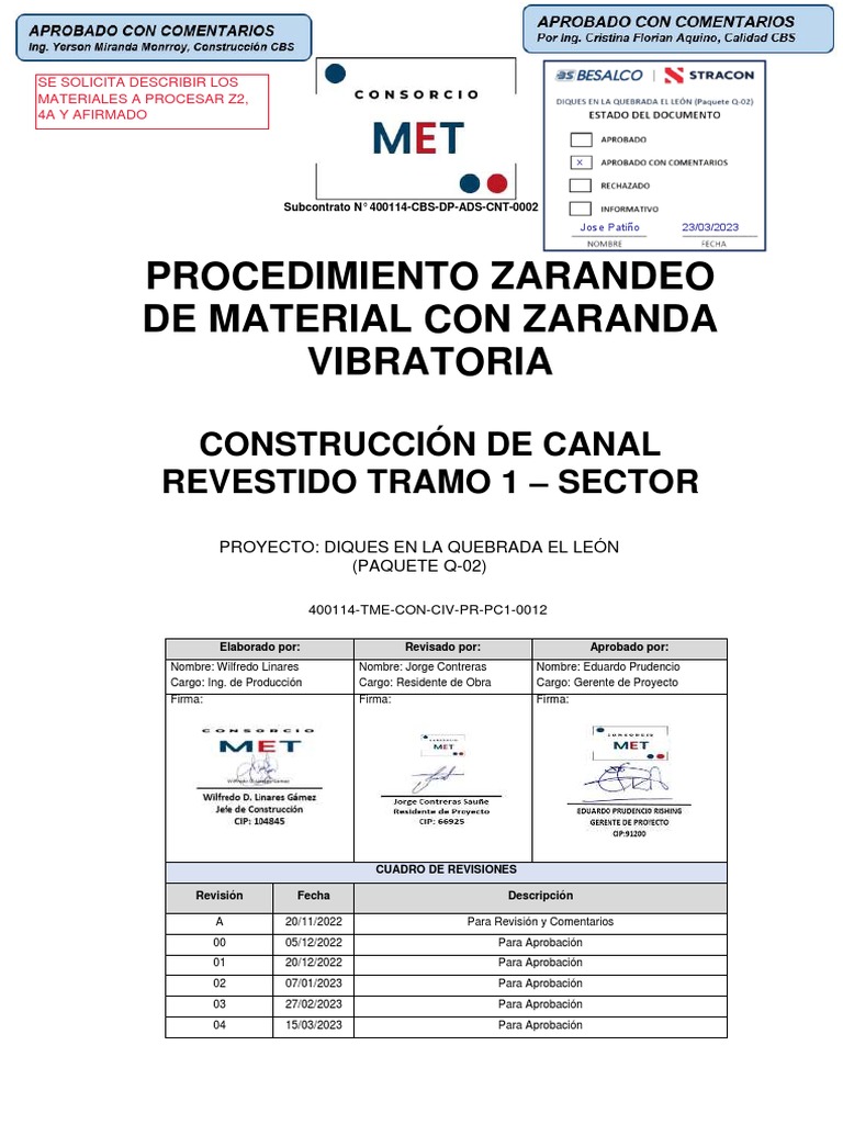 Tme Con Civ PR PC1 0012 - R04 | PDF